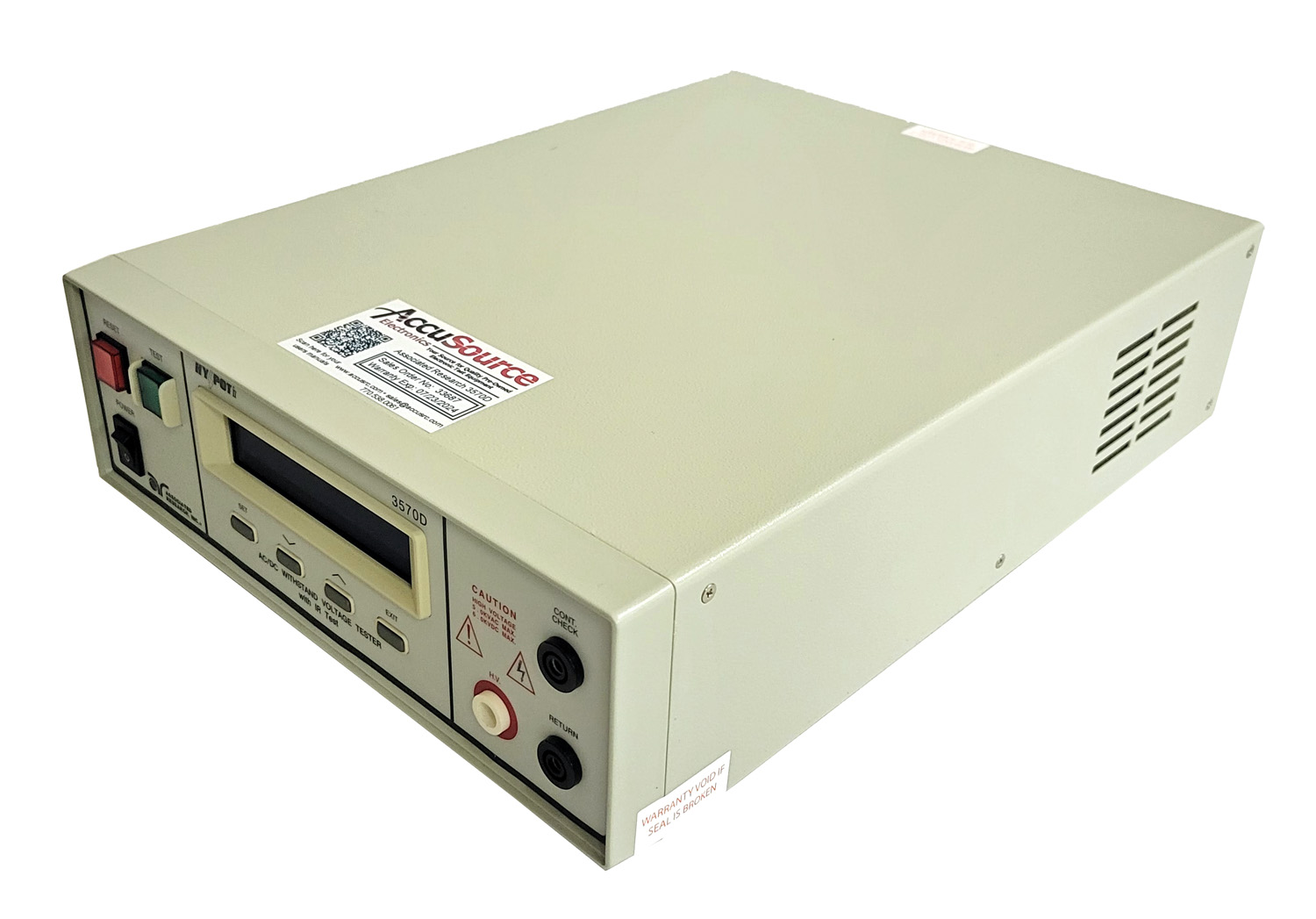 Associated Research 3570D for sale $1195.00 | | AccuSource Electronics