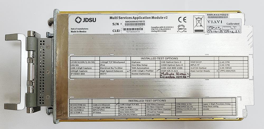 JDSU / Viavi 10G MSAM-V2 for sale $1795.00 | In Stock | AccuSource ...